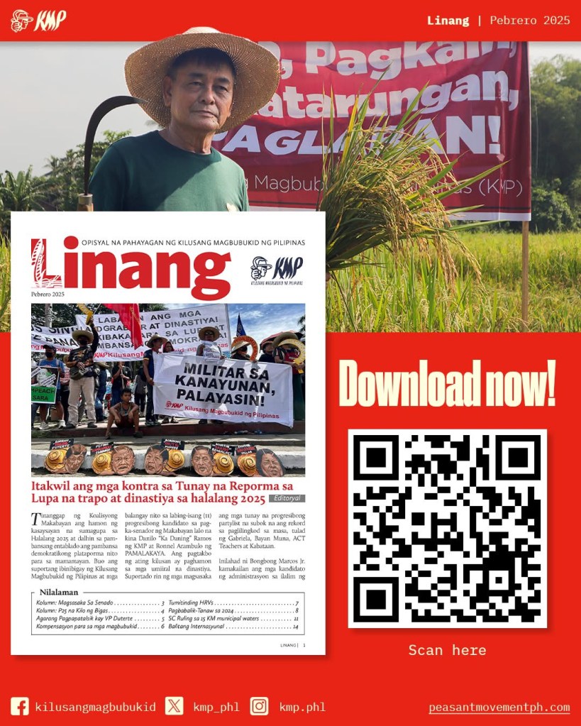 Linang Pebrero 2025, andito na! – updates from the peasant movement of ...